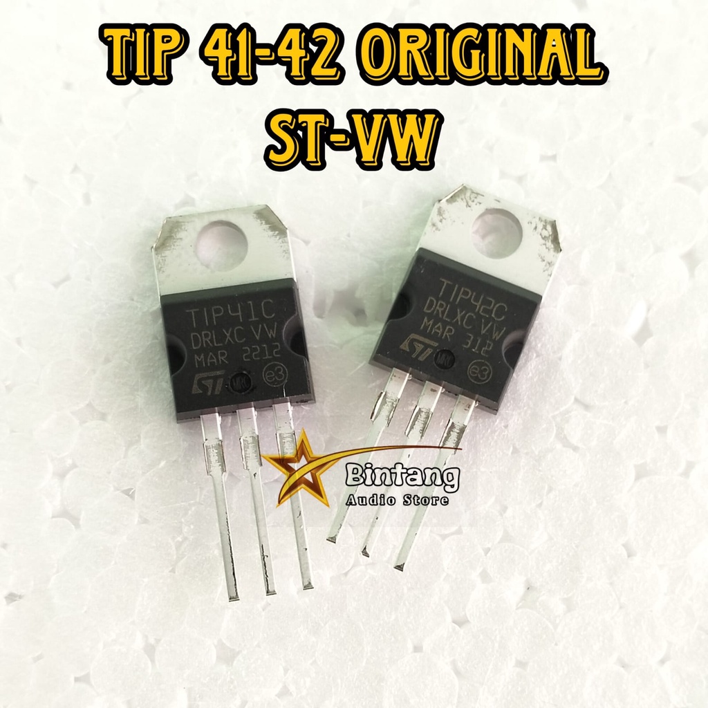 Jual Transistor TIP 41C & 42C / TIP 41 42 Original Super ST - VW | Shopee Indonesia