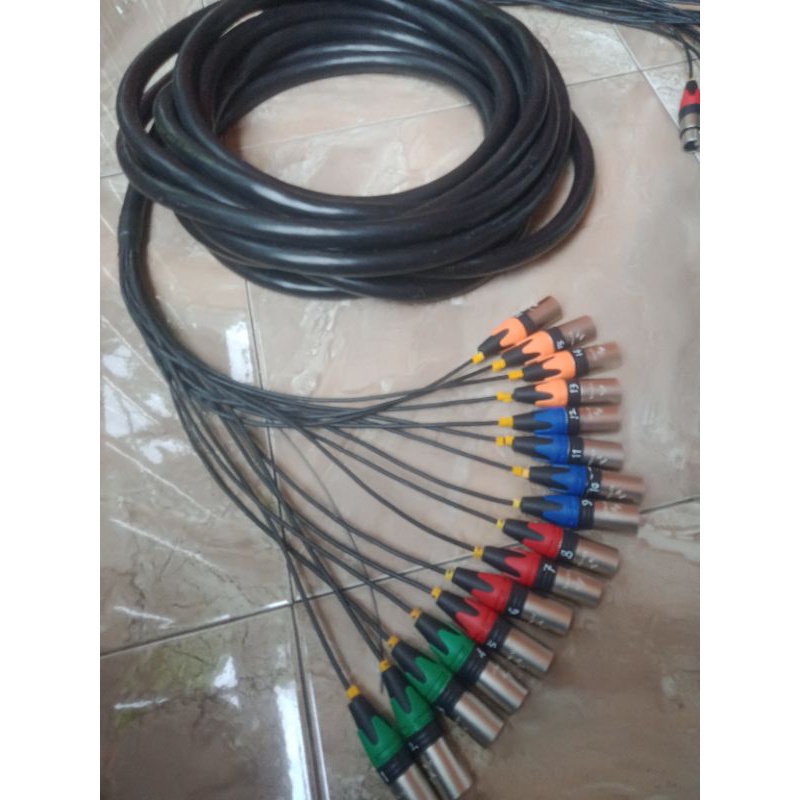 Jual kabel snake isi 16 makita lengkap jeck xlr 20 meter | Shopee Indonesia