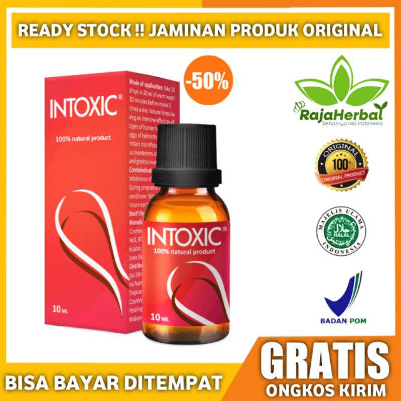 Jual Intoxic Cairan Herbal Anti Parasit 100% Original ® Membasmi ...