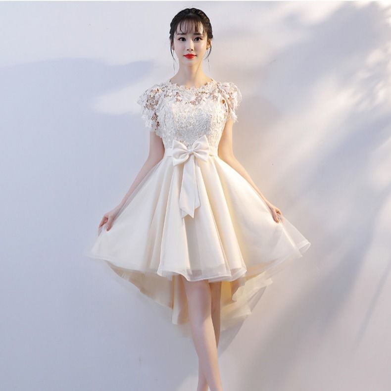 Jual Bridesmaid costume simple and elegant princess dress adult dress ...