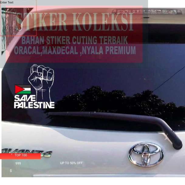 Jual Sticker PALESTINE STICKER kaca mobil memantulkan cahaya | Shopee ...