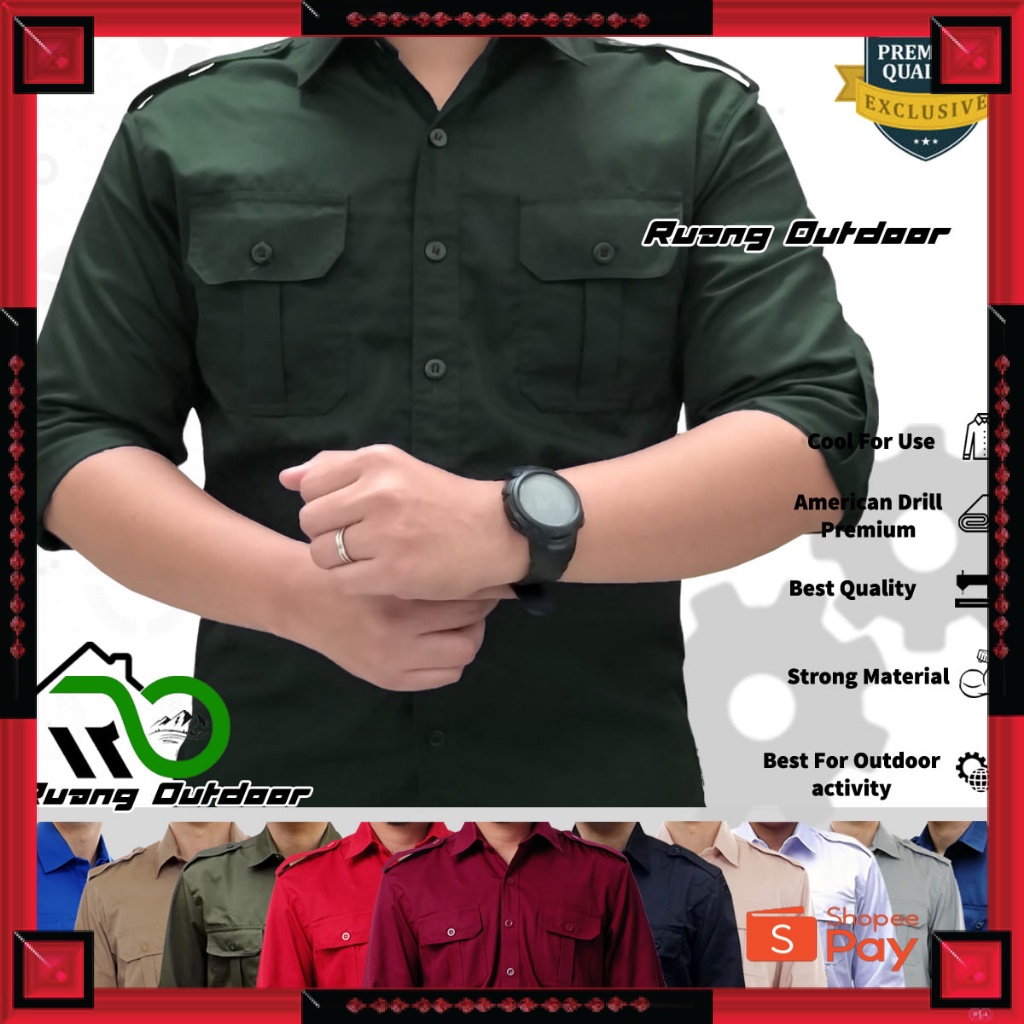Jual 12.12 SERAGAM SALE / JUMBO 3XL 4XL XXXL XXXXL BAJU KEMEJA PDH PDL LENGAN PANJANG - Pakaian ...