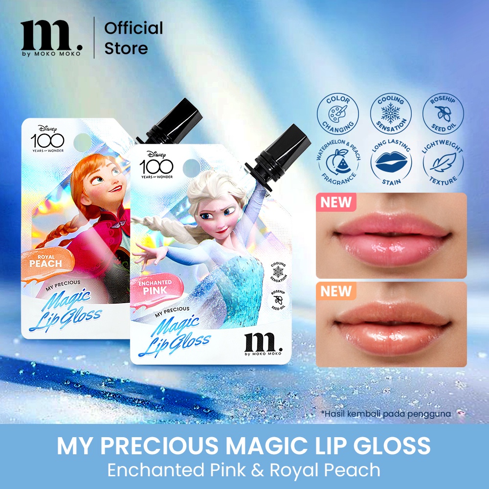 Jual Moko Moko x Disney 100 My Precious Magic Lip Gloss Spesial Edition | Shopee Indonesia