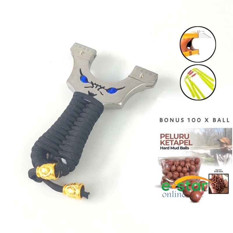 Jual ESTAR Ketapel Ikan Burung Slingshot Modern Stainless | Shopee ...