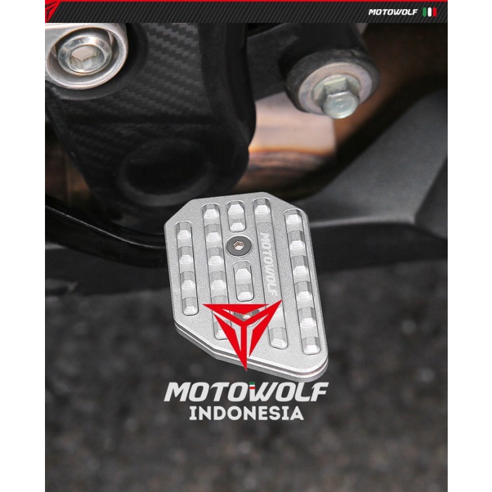 Jual Cover Pedal Rem Honda CB500X CB150X Motowolf Alumunium 3528 - Abu ...