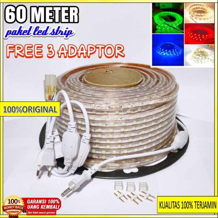 Jual lampu hias LED strip lampu plafon 60 meter | Shopee Indonesia