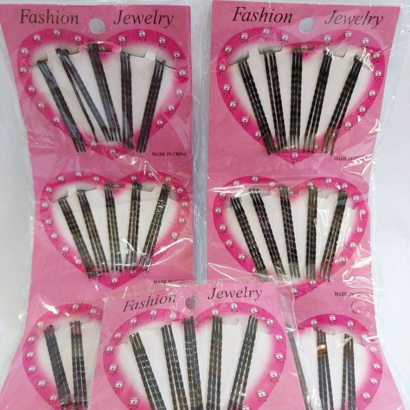 Jual Jepit Rambut Lidi Satu Renteng ( 5 Bungkus X 15 Pcs ) | Shopee ...