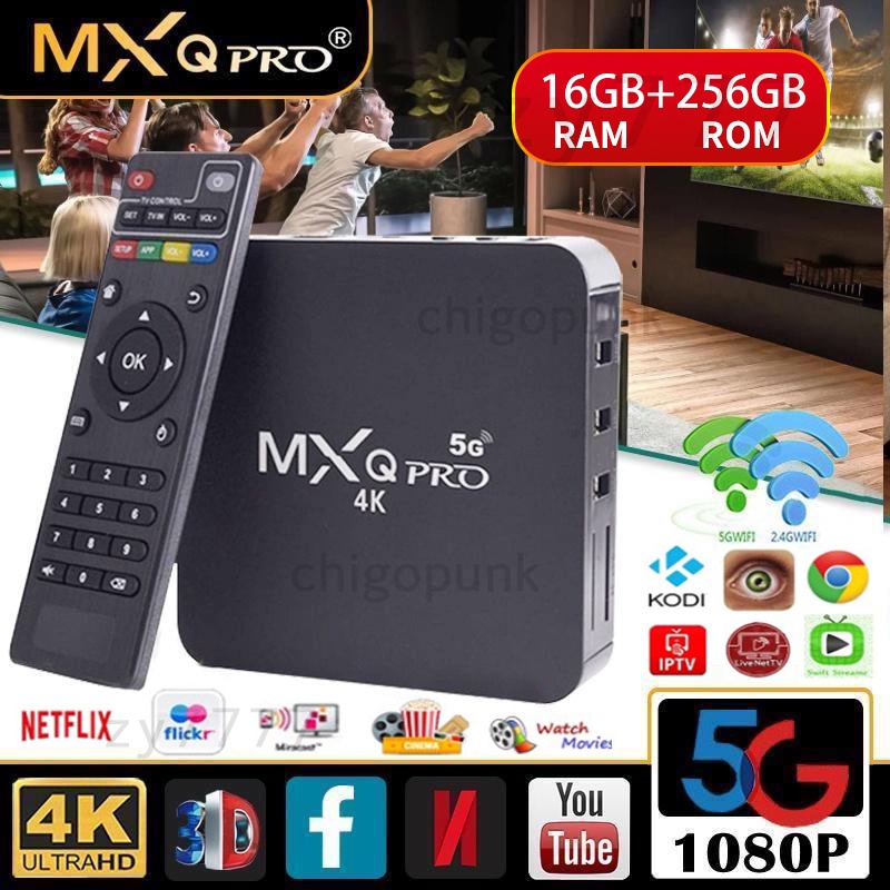 Jual Stb Android TV Box Set Top Box TV Digital Android13 TV Box Mxq Pro ...