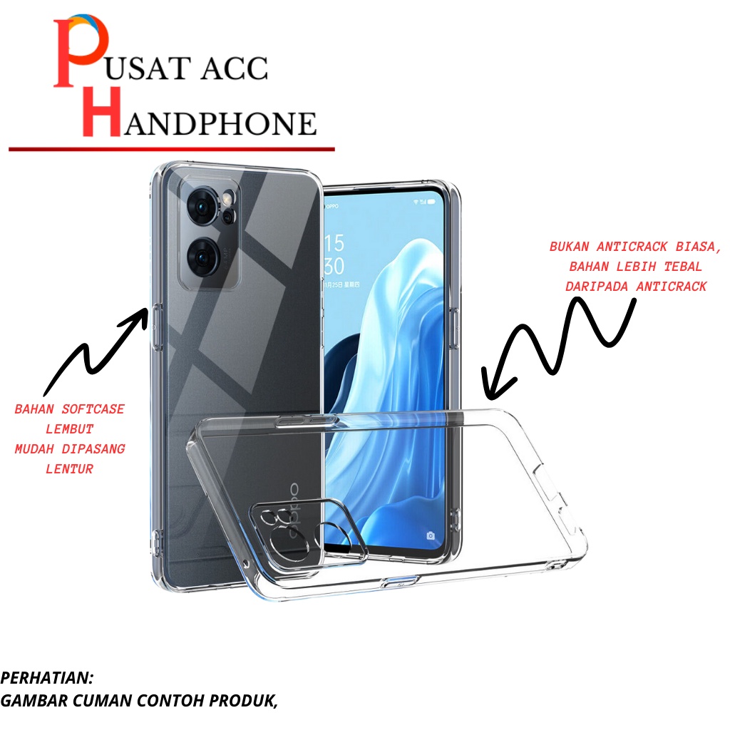 Jual [ PUSATACCHP ] ANTICRACK TEBAL CASE HD TPU 2.0 MM SOFT CASE CLEAR BENING CASING TRANSAPARAN ...