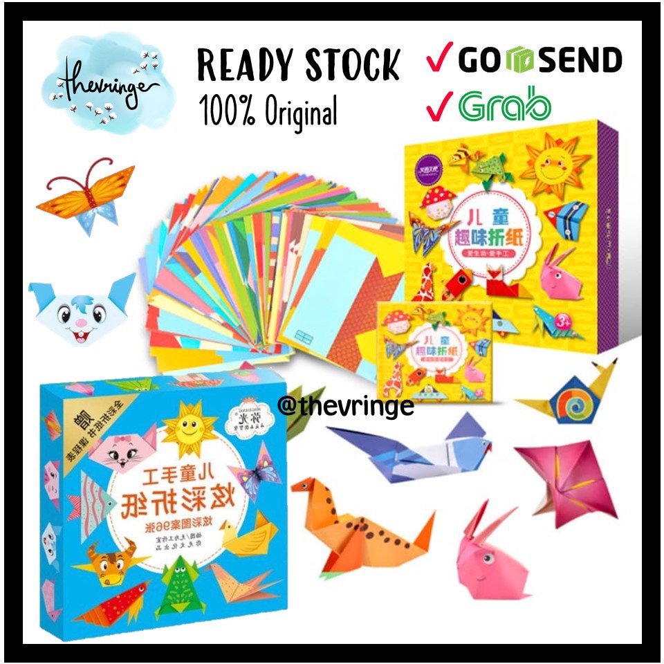 Jual Origami 108 lembar - 3D Kertas Seni Melipat Warna 3 dimensi Mainan ...