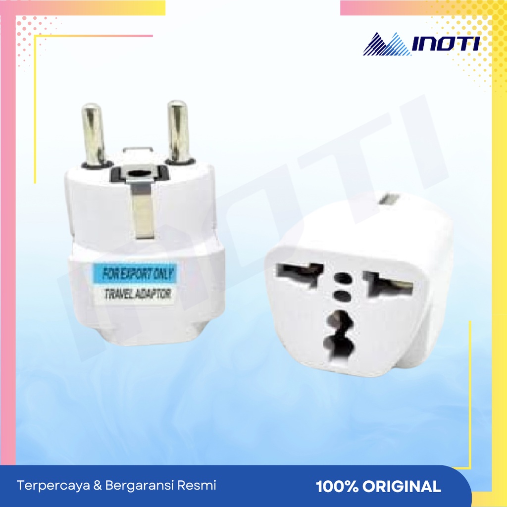 Jual Steker Kaki 3 ke Kaki 2 Colokan Sambungan Listrik Multi ACC-0000095 | Shopee Indonesia