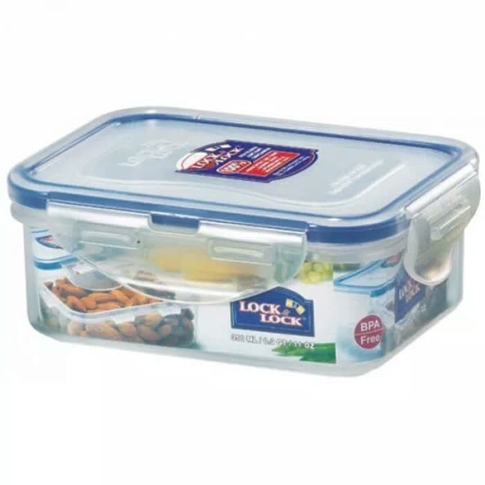 Jual lock n lock 460 ml 460 ml rectangular hpl814C divider | Shopee ...