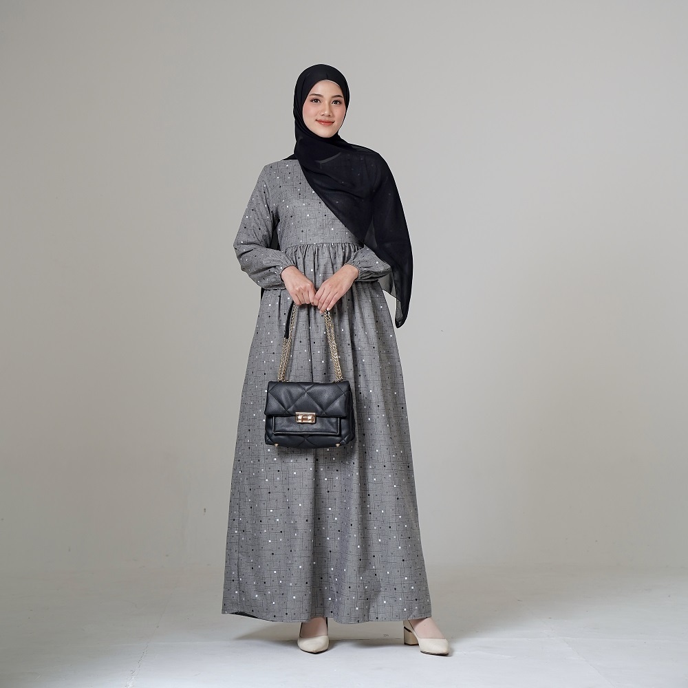 Jual Le Khari Adisa Gamis Crinkle Gamis Busui Size S - XL | Shopee ...