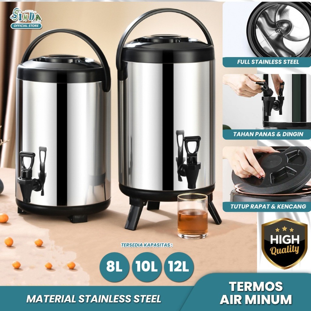 Jual SX58J Sinda Termos Air Milk Tea Bucket Water 8 10 12 Liter ...