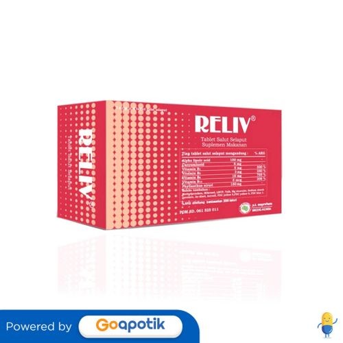 Jual Reliv Box Isi 30 Tablet Salut Selaput | Shopee Indonesia