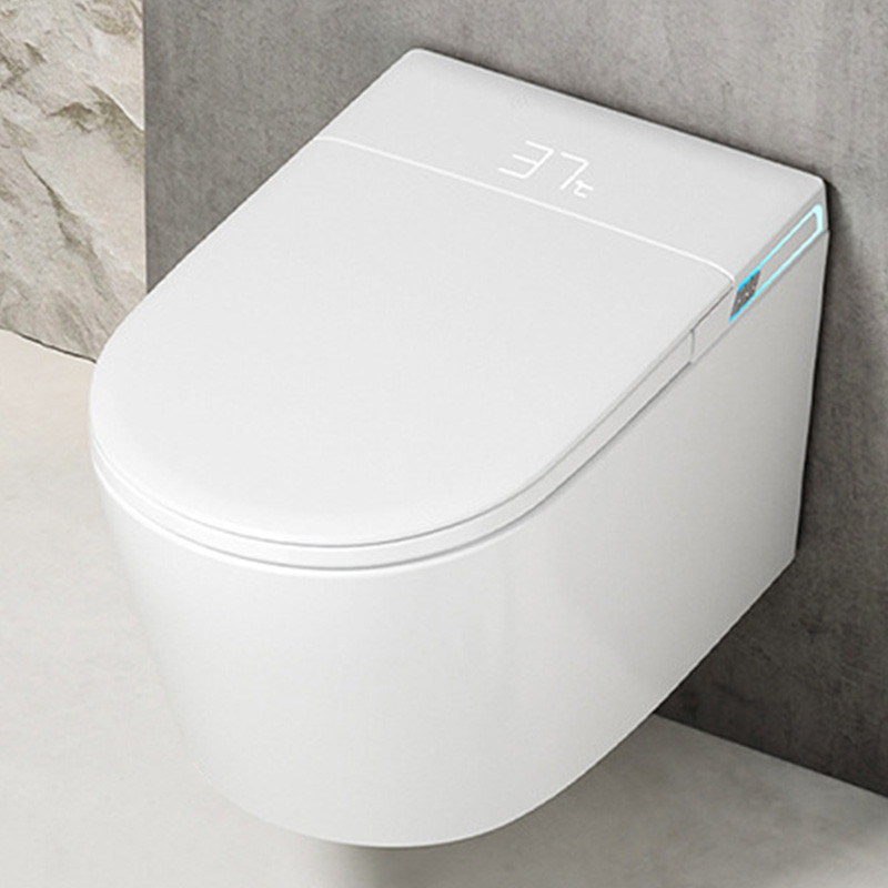 Jual Wall-Hung Automatic Lid Flip Smart Toilet Seasonal Temp Control ...