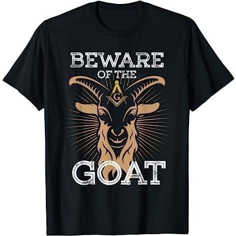 Jual KAOS DEWASA Beware Of The Goat Illuminati Believer Freemason ...