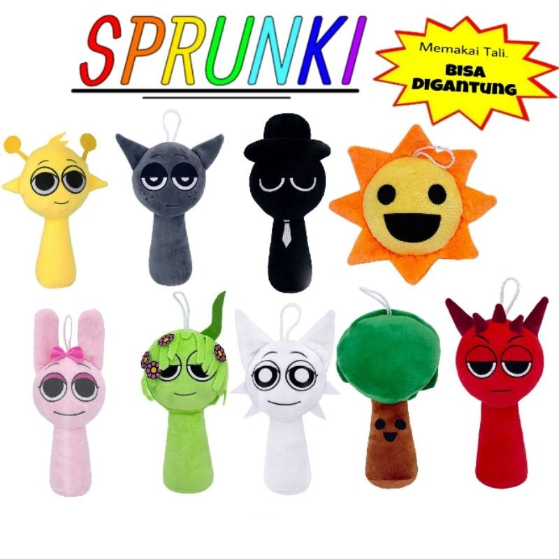 Jual Boneka Sprunki incredibox Boneka Sprunki Wenda Pinki Tunner Simon ...