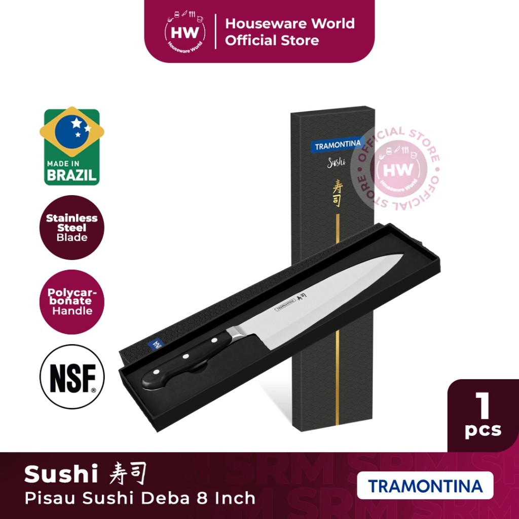 Jual TRAMONTINA Pisau Sushi/Sushi Knife Deba Gold 8 Inch - 1pcs ...