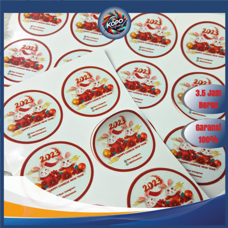 Jual KOPO Print Stiker Label Imlek Ucapan Selamat Tahun Baru Sticker ...