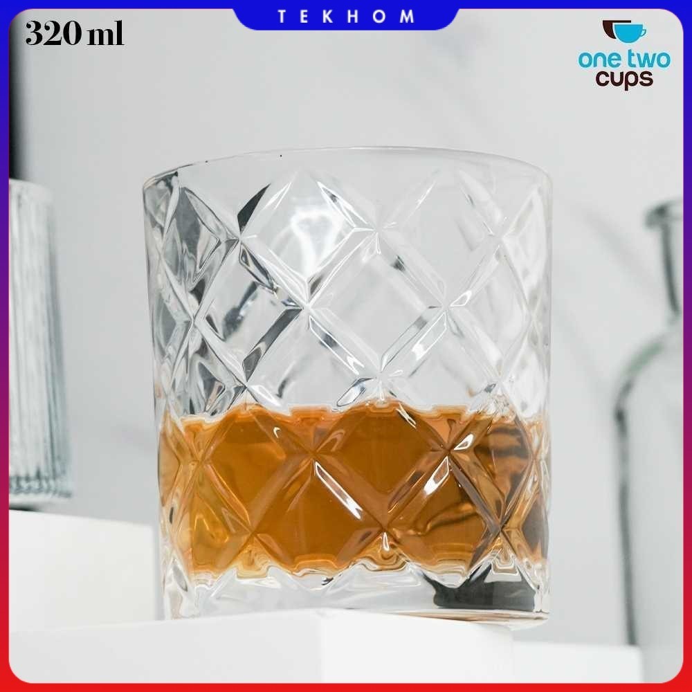 Jual One Two Cups Gelas Whisky Crystal Old-Fashioned Rock Glass 320ml - CG32 | Shopee Indonesia