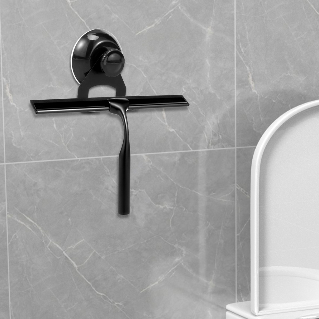 Jual Shower Squeegee Ergonomic Shower Glass Wiper with Long Handle No ...