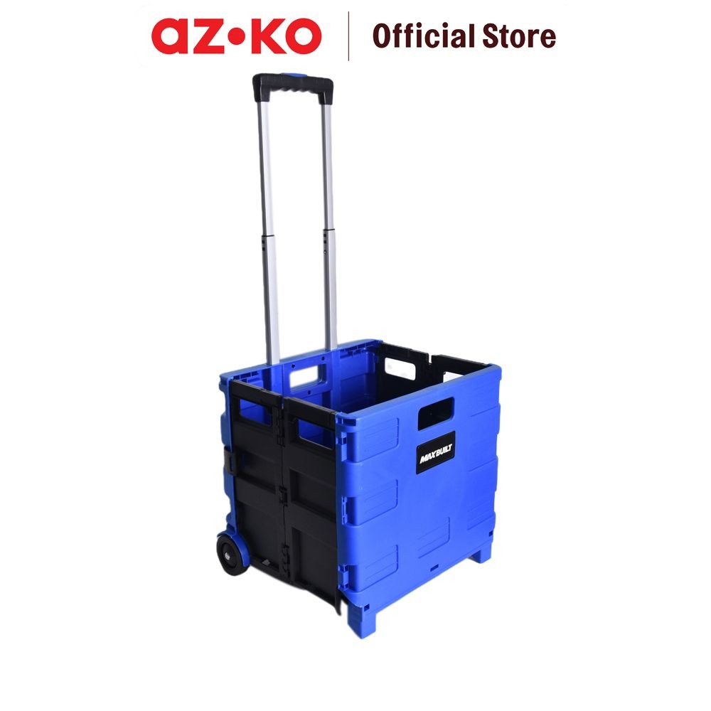 Jual AZKO Maxbuilt Troli Lipat Portabel 25 kg - Biru Portable Folding ...