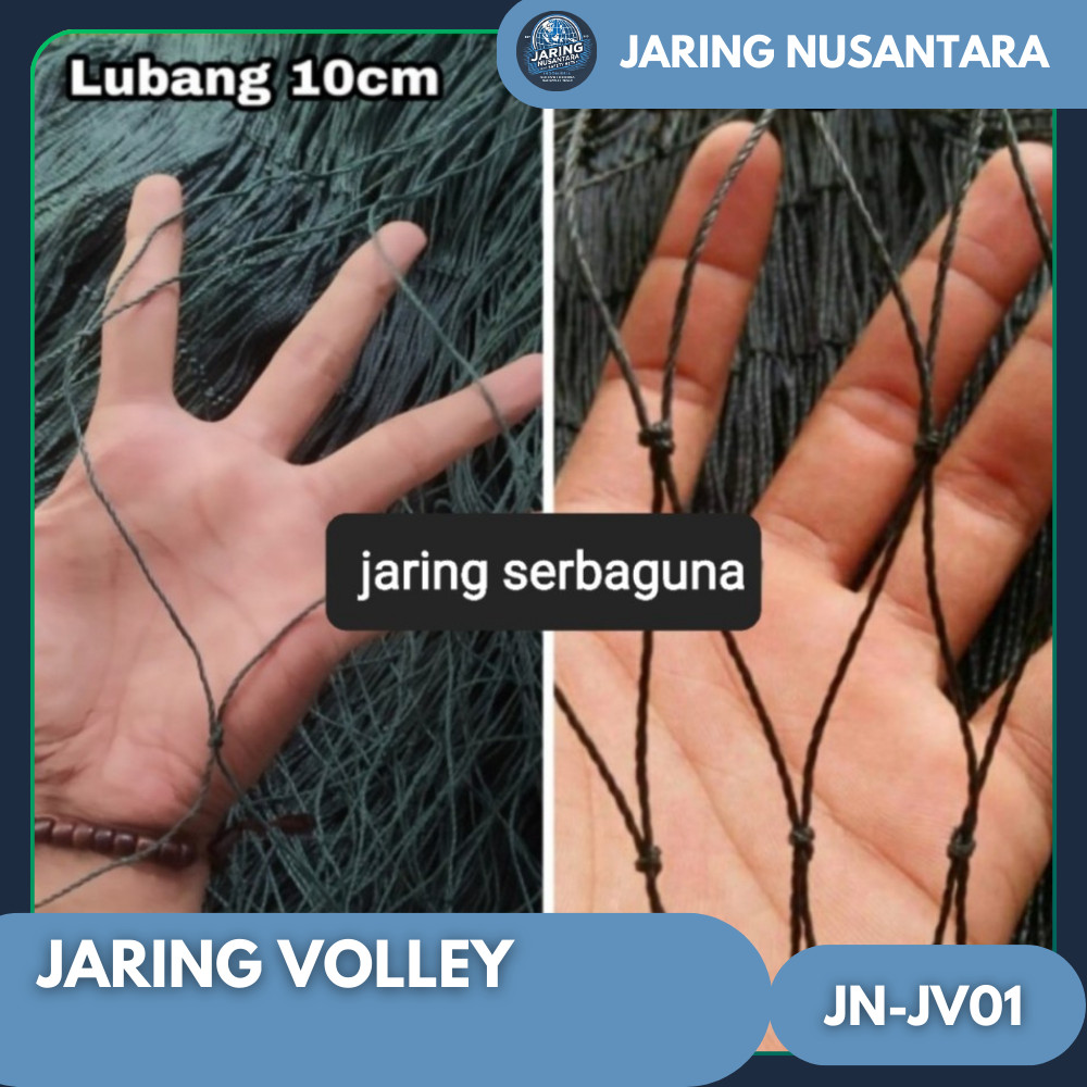Jual Jaring Volley Jaring Pagar Lapangan Voli Futsal Basket & Proyek ...