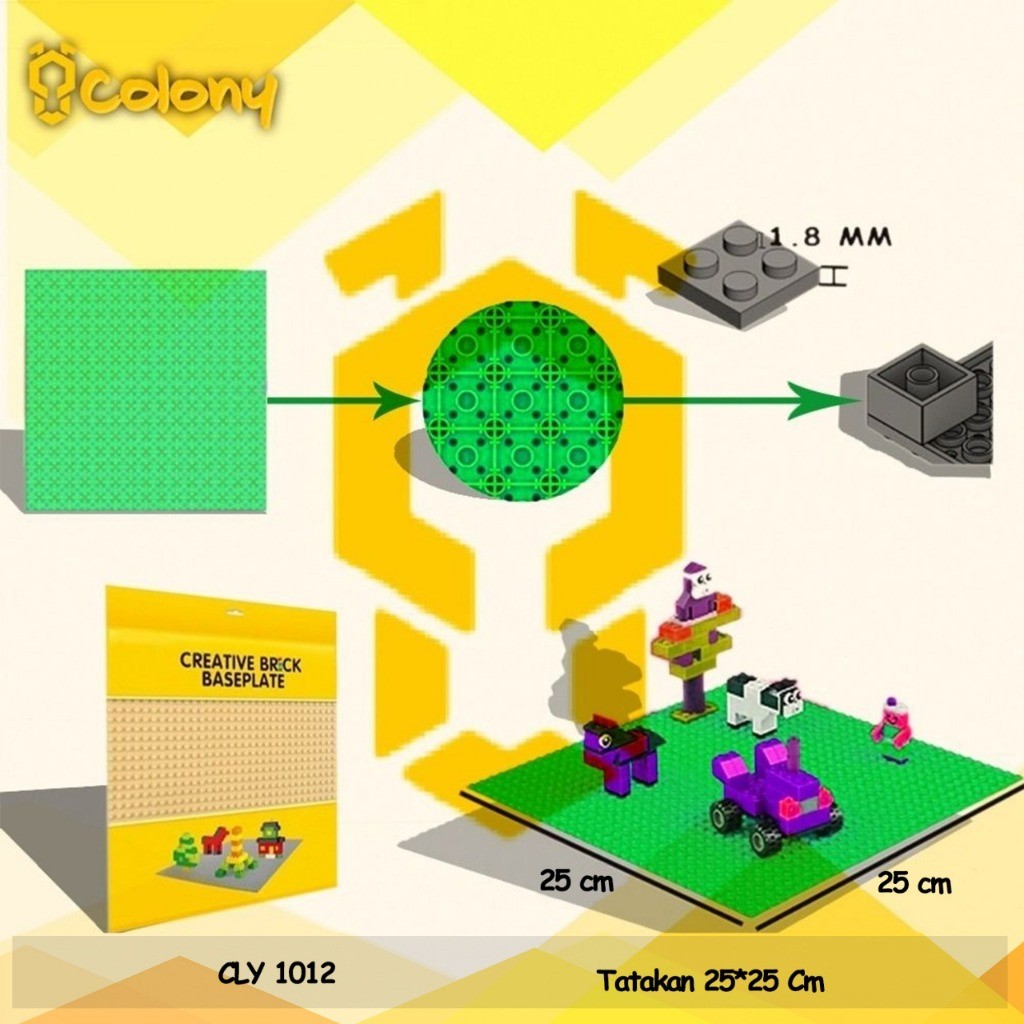 Jual Tatakan Papan Alas Lego Blok BLock Balok Bricks Tumpuk Building ...