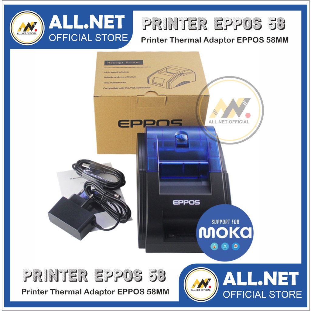 Jual Printer Thermal Bluetooth EPPOS Thermal Adaptor 58mm Bluetooth dan USB Cetak Nota & Struk ...