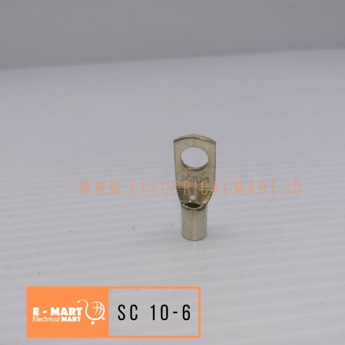 Jual SKUN KABEL TEMBAGA SC 10 - 6 / Skun CU 10mm M6 | Shopee Indonesia