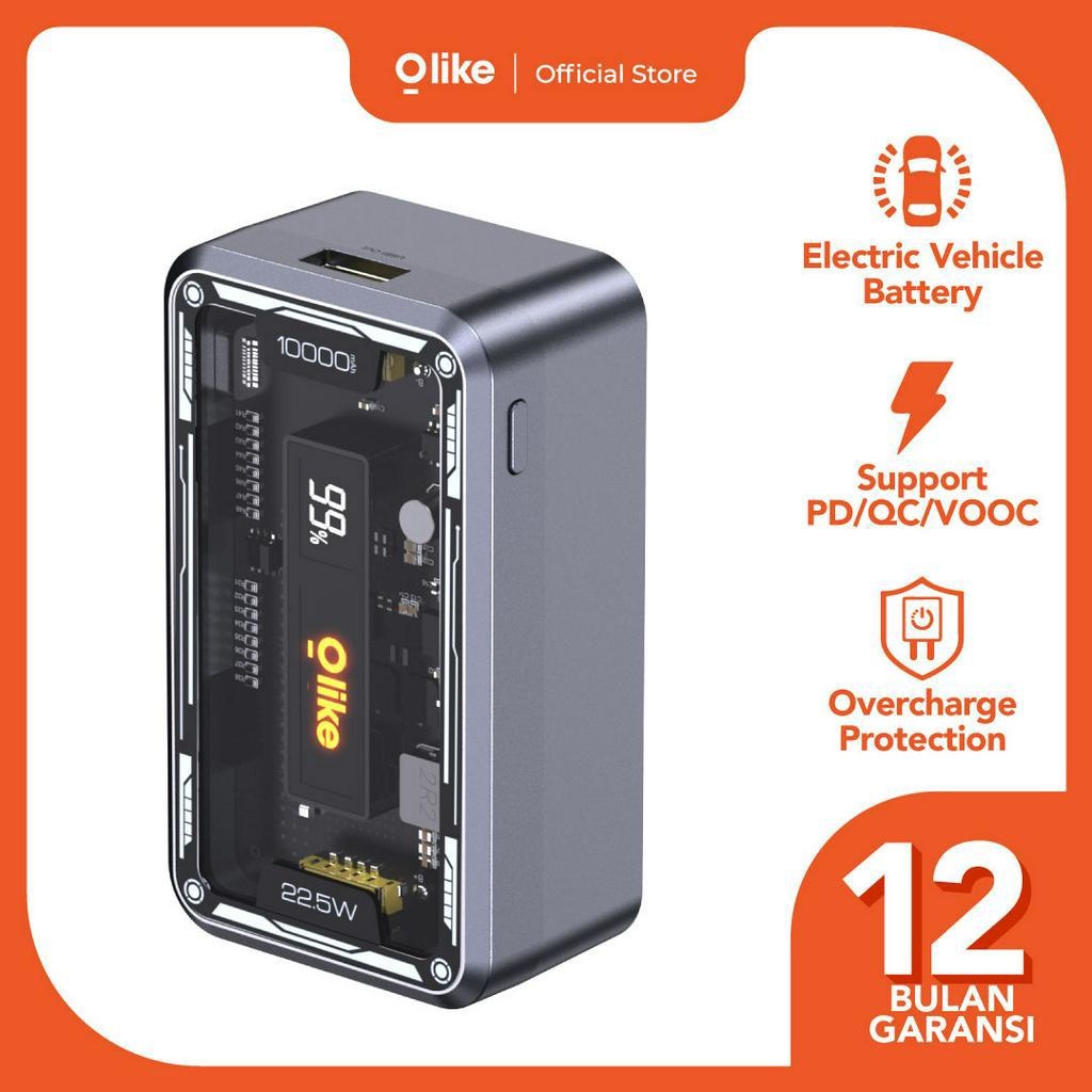 Jual POWER BANK Olike P7 BLITZ 10000mAH 22.5W Support VOOC Fast ...