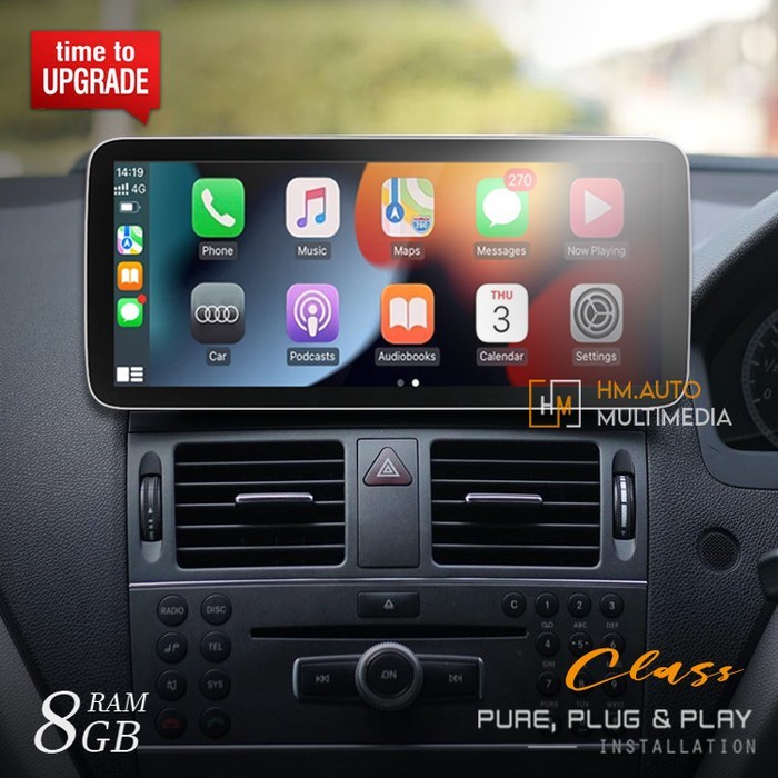 Jual ANDROID FOR MERCEDES BENZ C CLASS W204 2010-2014 C250 HEADUNIT ...