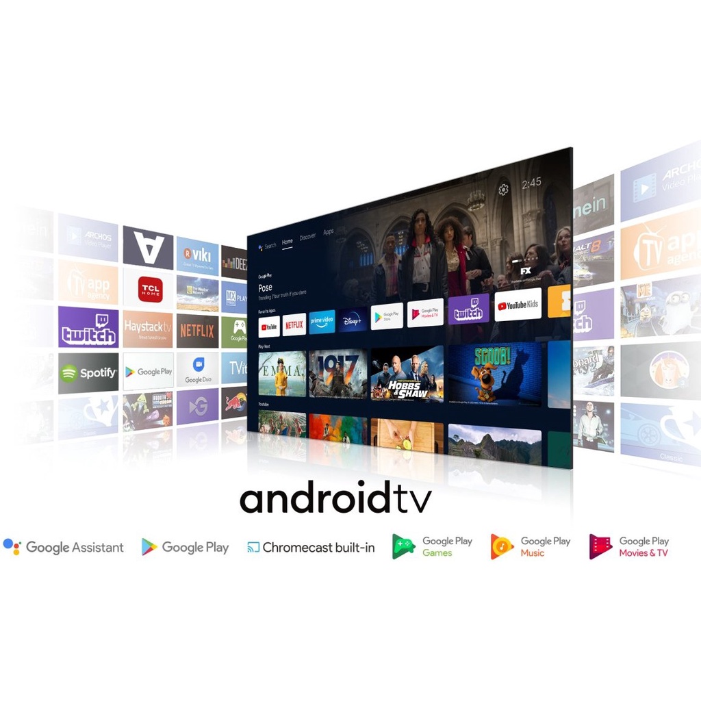 Jual LED TV TCL 40S5400 GOOGLE TV 40 INCH ANDROID SMART DIGITAL DOLBY ...