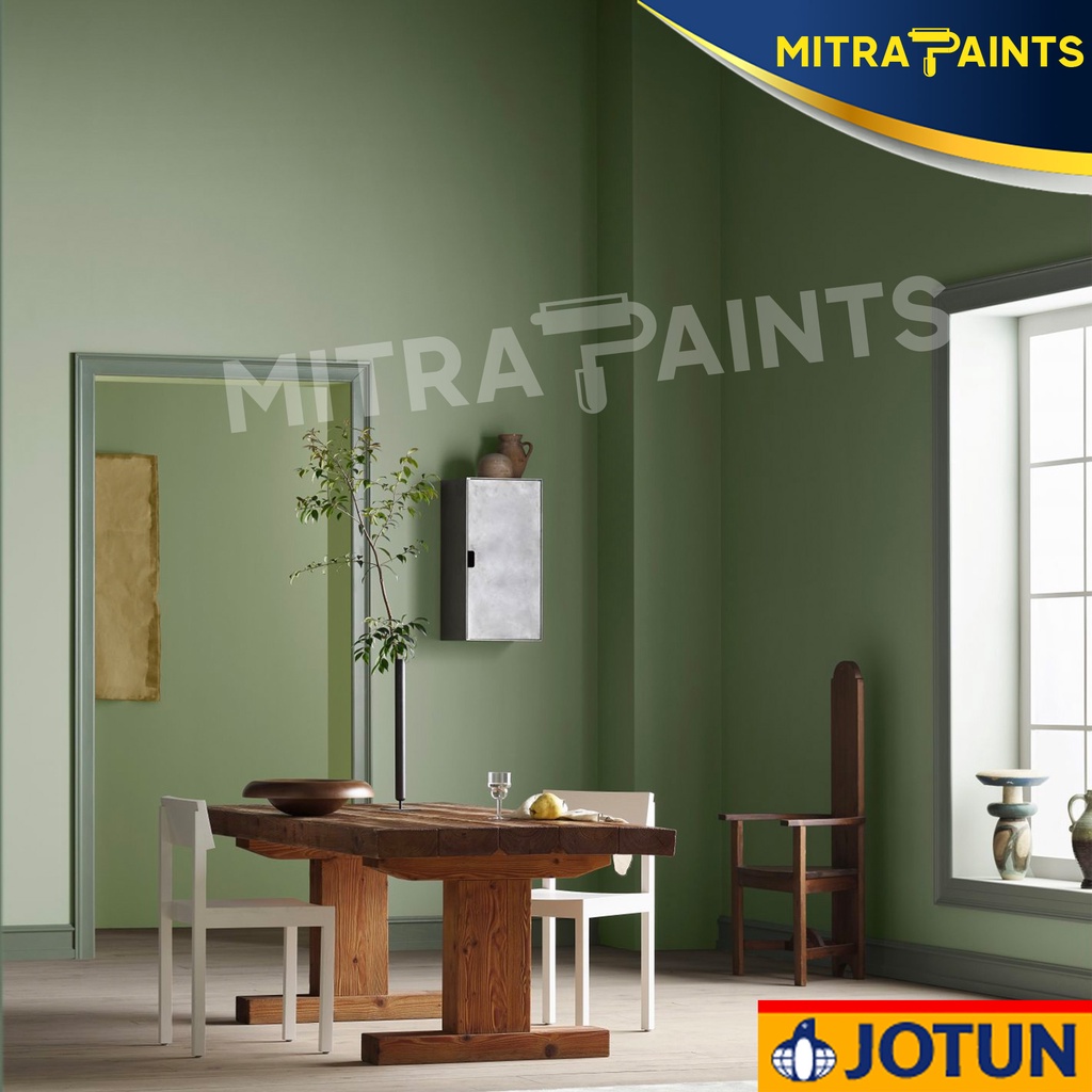 Jual CAT TEMBOK JOTUN INTERIOR EKSTERIOR SUBTLE GREEN 7685 / SAGE GREEN ...