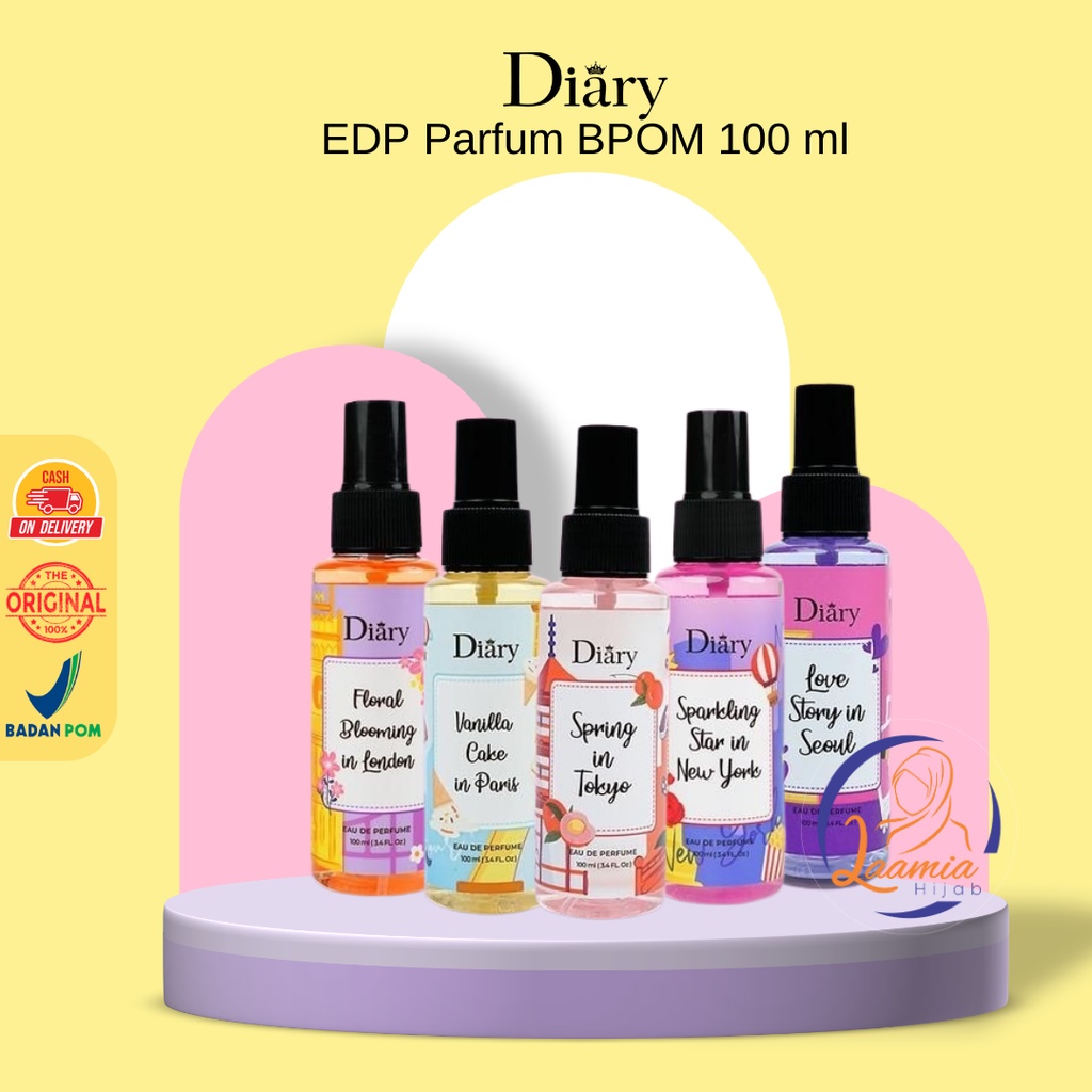 Jual Diary Edp Parfum Bpom 100 Ml | Parfum Diary 100 Ml | Shopee Indonesia