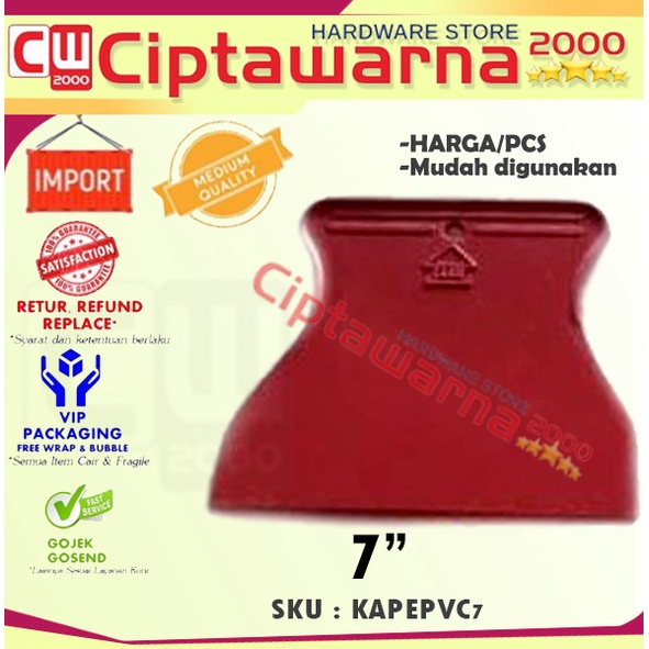 Jual Skrap Kape Dempul Plamir Plastik Pvc Stamvick Murah 7" Inch 1 Pcs ...