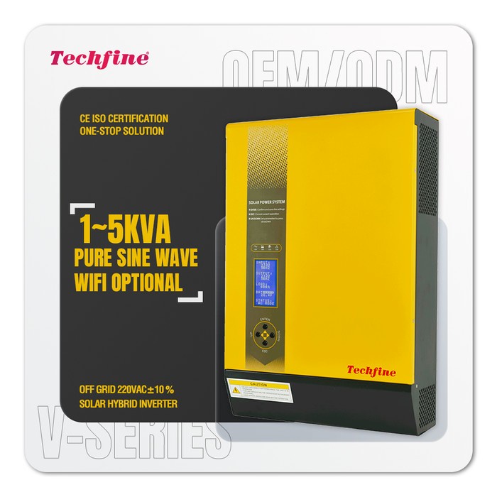 Jual Real Hybrid Inverter 5KVA 5000VA 48V Low Frequency Pure Sine Wave ...
