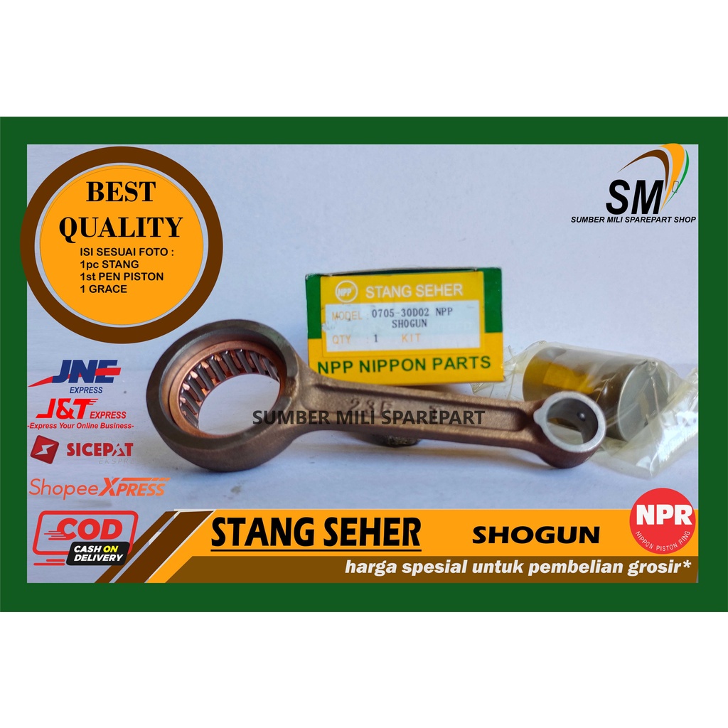 Jual STANG SEHER/ STANG SEKER/ CONROD KIT SHOGUN NPP ORIGINAL 100% ...