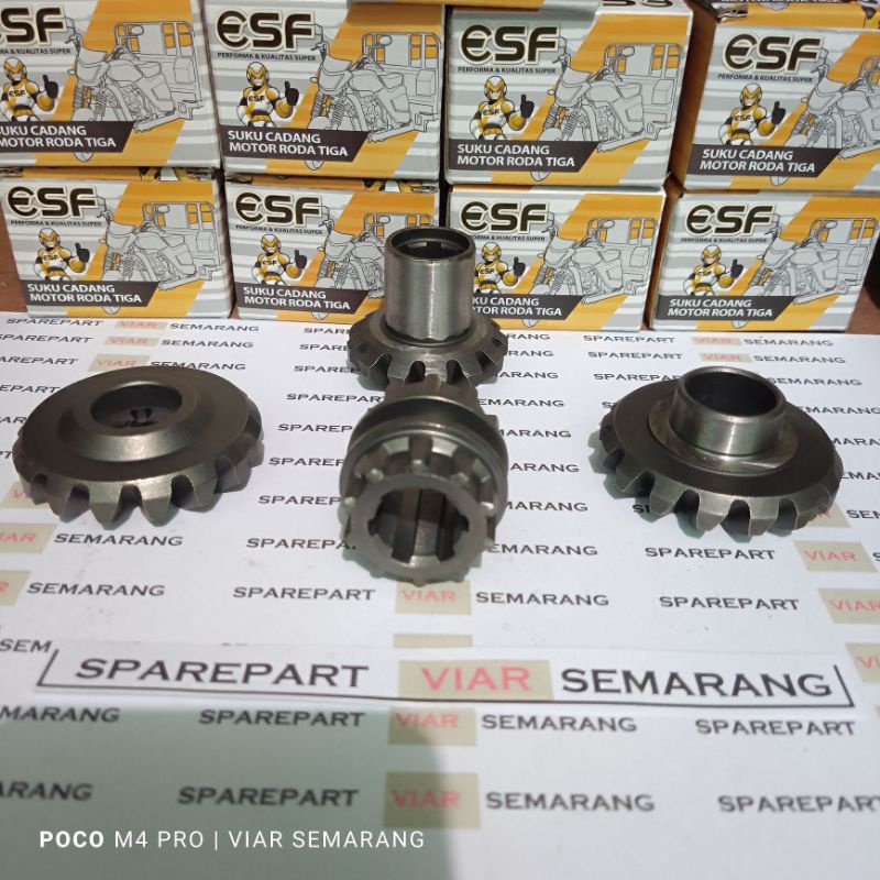 Jual gigi gearbox viar karya 150 200 gigi pinion 13T gigu maju mundur ...