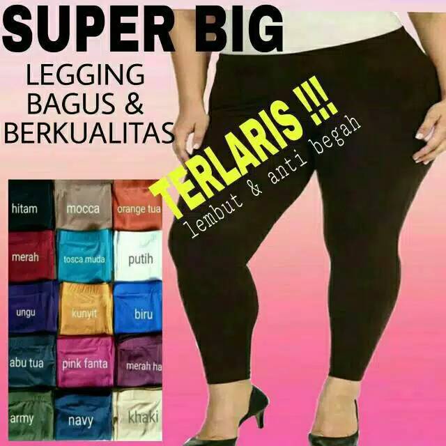Jual Leging Import Wanita Jumbo Lejing Import Dewasa Jumbo Celana Legging Jumbo Leging Jumbo ...