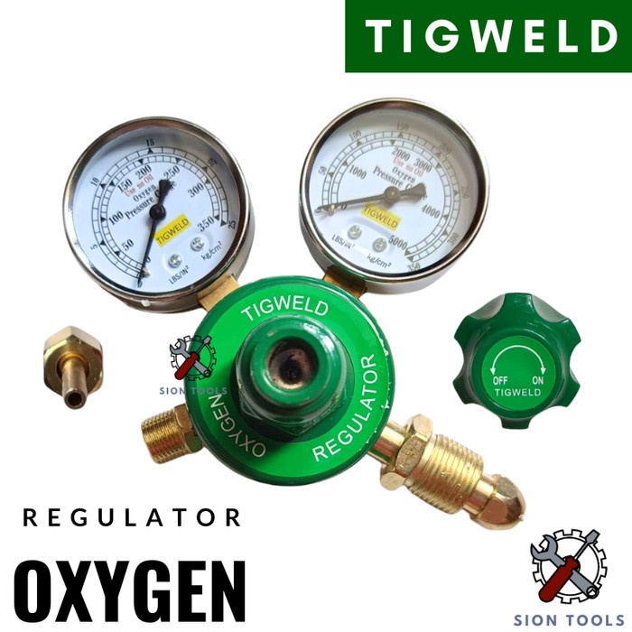 Jual TIGWELD REGULATOR LAS OKSIGEN / REGULATOR LAS OXYGEN / TABUNG LAS ...