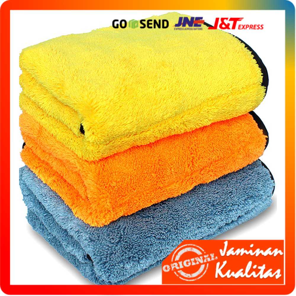 Jual mall Medan Kain Lap Handuk Microfiber 600 800 gsm 40 x 30 cm Mobil ...