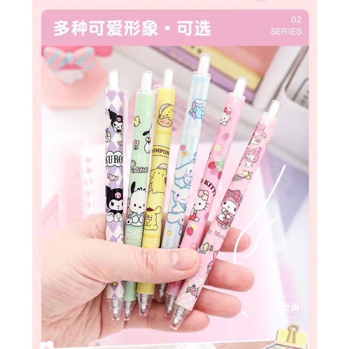 Jual Pulpen Gel Lucu Cartoon Cute Cartoon Pens Ball Pen 0.5 Tinta Hitam ...