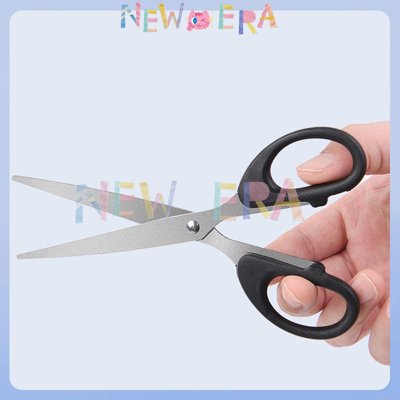 Jual NewEra Gunting Hitam Stainless Steel Serbaguna Gunting Kertas ...