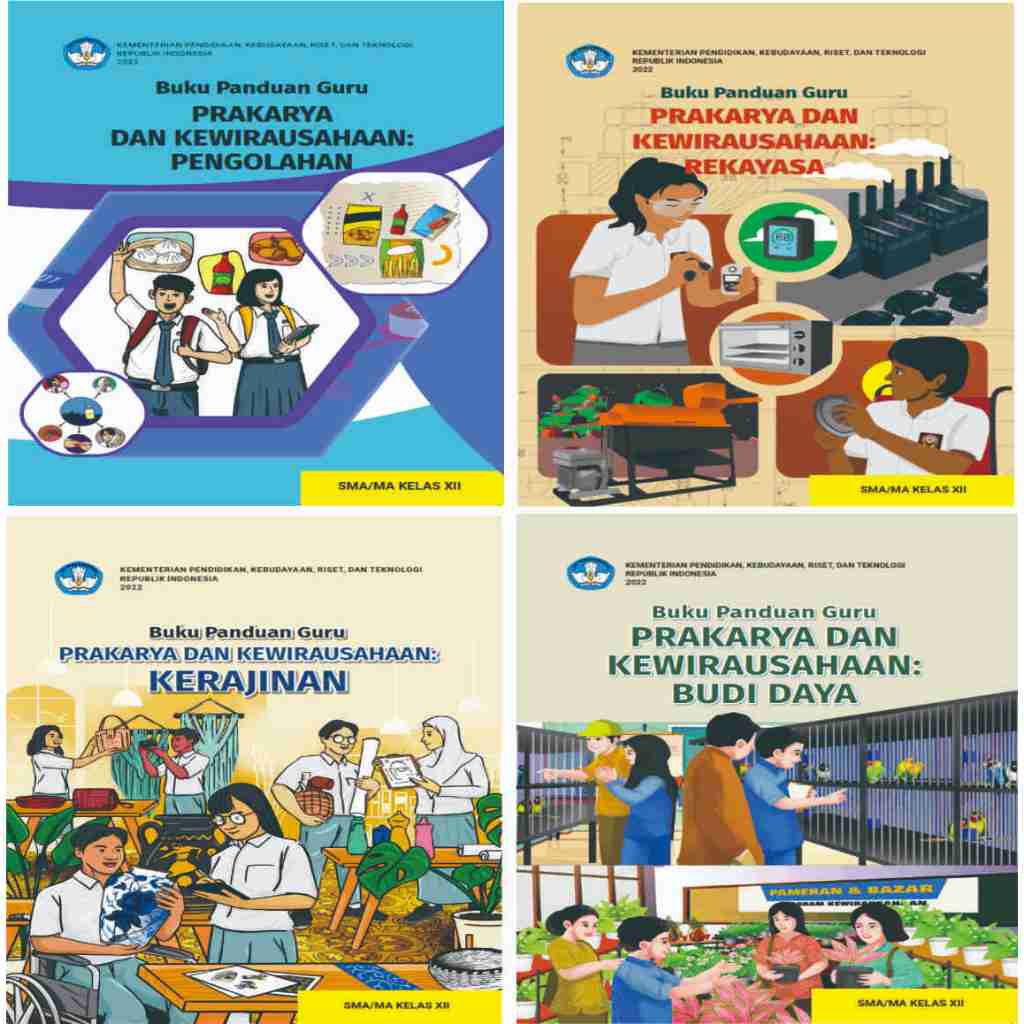 Jual Buku Panduan Guru Prakarya dan Kewirausahaan: Rekayasa/Budidaya/Kerajinan/Pengolahan untuk ...