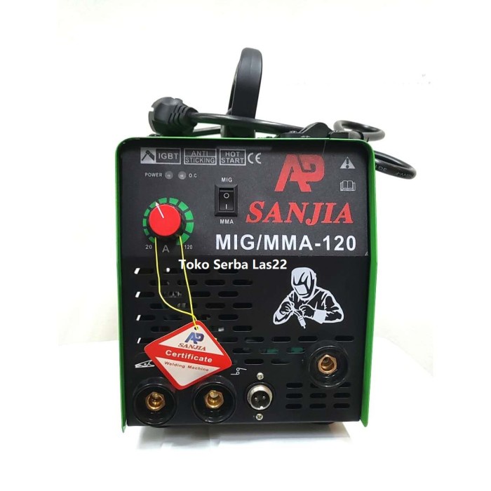 Jual Mesin Travo Las Listrik Inventer tanpa gas MIG / MMA 120 130 ...