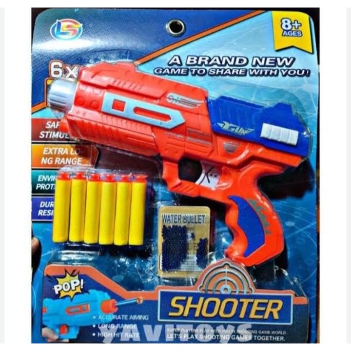 Jual LG 5 MAINAN TEMBAK BUSA/MAINAN TEMBAK busa BLASTING WATER JS ...