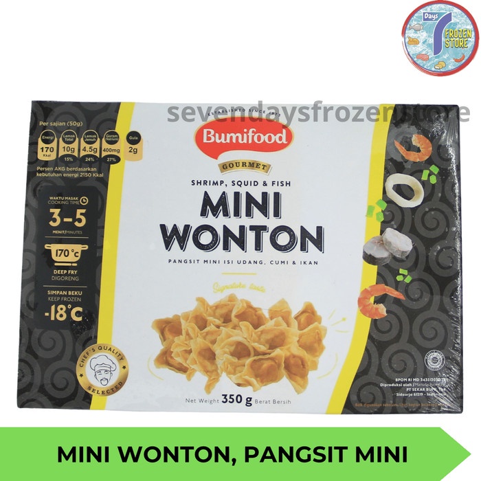 Jual Bumifood Mini Wonton | Pangsit Mini 350 gr | Shopee Indonesia