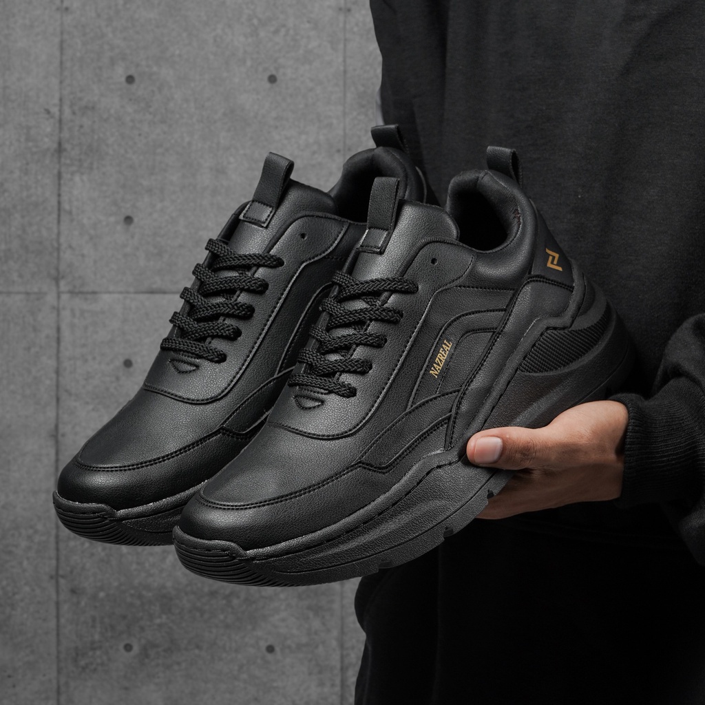 Jual RANGER FULL BLACK - Sepatu Sneakers Pria Hitam Casual Shoes Distro ...